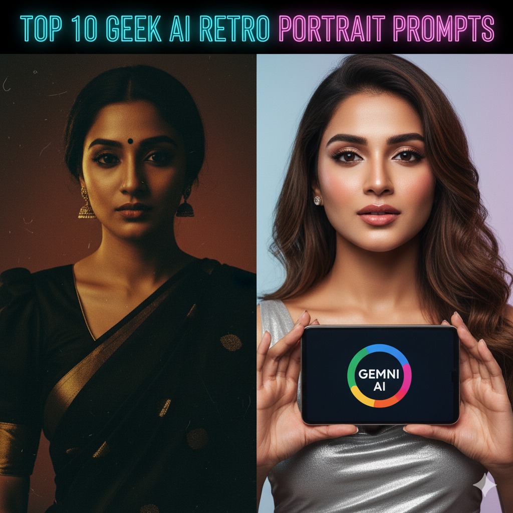 Retro-Style 4K AI Portraits: ට්‍රෙන්ඩි නොස්ටැල්ජික් ෆොටෝස් හදමු! 📸